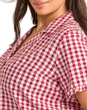 ADORE ME Barbara Short Pajama Set - Red