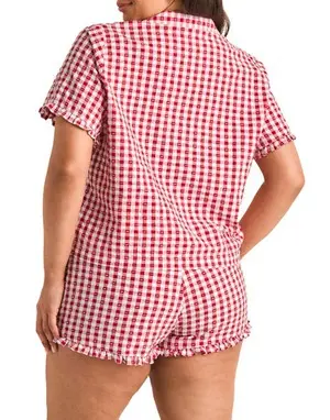 ADORE ME Barbara Short Pajama Set - Red