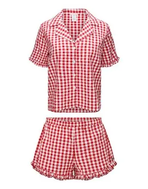 ADORE ME Barbara Short Pajama Set - Red