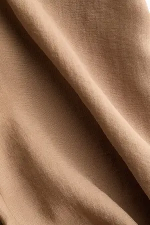 H&m Linen-blend Ankle-length Trousers - Beige