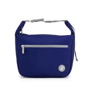 J WORLD Lane Insulated Lunch Bag With Adjustable Clip-strap - Navy