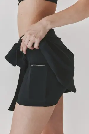 H&M Tennis Skirt With Softmove™ Technology - Black