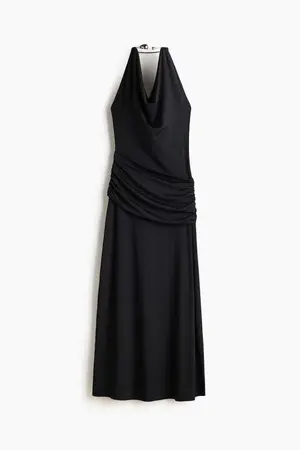H&m Draped Halterneck Dress