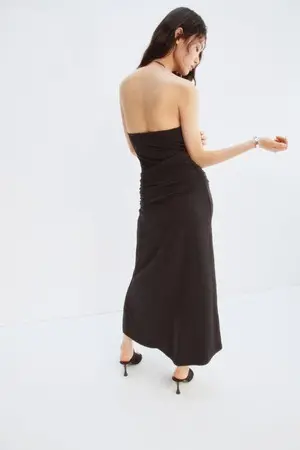 H&m Draped Halterneck Dress