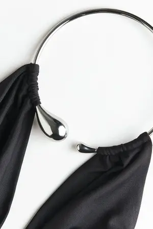 H&m Draped Halterneck Dress