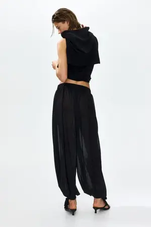 H&m Tie-detail Balloon Trousers