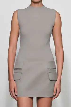 ET OCHS Vander Knit Combo Mini Dress