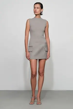 ET OCHS Vander Knit Combo Mini Dress