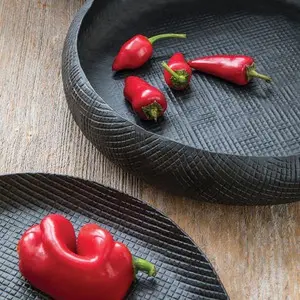BE HOME Wallis Aluminum Low Bowl