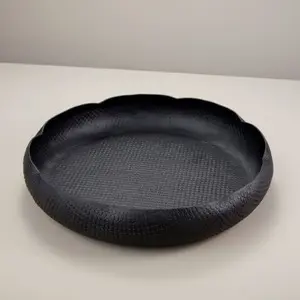 BE HOME Wallis Aluminum Low Bowl