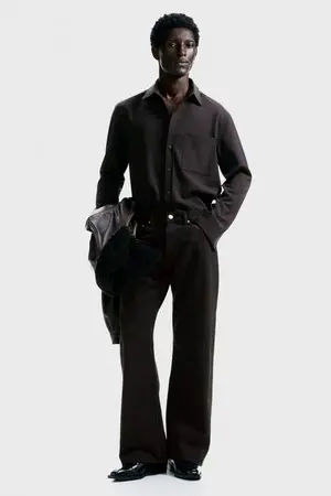 H&m Relaxed Bootcut Jeans - Denim Brown