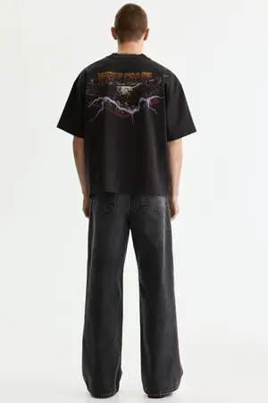 H&m Oversized Fit Printed T-shirt