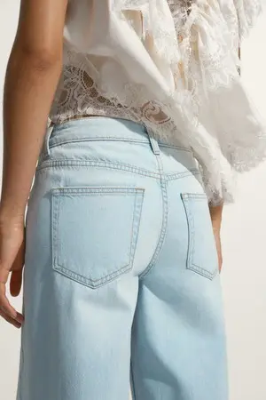 H&m Wide High Waist Jeans