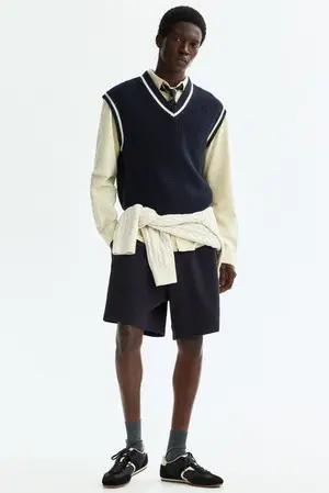 H&m Loose Fit Knitted Sweater Vest
