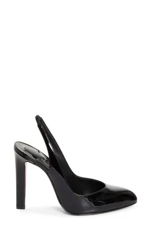 CHRISTIAN LOUBOUTIN Fannylove Slingback Pump - Black/black