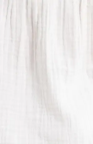 Elan Tie Front Cotton Gauze Top
