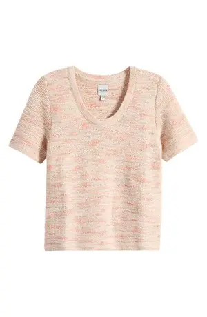 NIC+ZOE Wave Stitch Cotton Blend Sweater