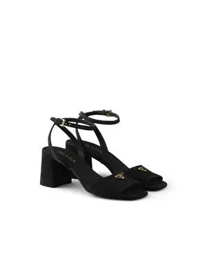 Prada Suede Sandals - Black