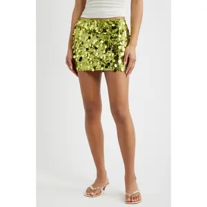 Princess Polly Sequin & Paillette Mini Skirt
