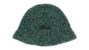 StÜssy Hemp Stock Knit Bucket Hat - Multi Green