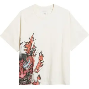 Y3 Graphic Short Sleeve Cotton T-shirt