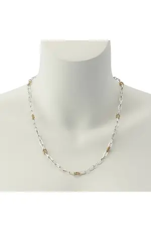 Robert Lee Morris Paperclip Chain Necklace