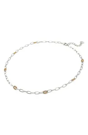 Robert Lee Morris Paperclip Chain Necklace
