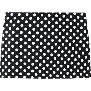 Mango Polka Dot Miniskirt - Black