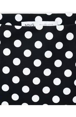 Mango Polka Dot Miniskirt