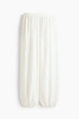 H&m Balloon Trousers - Ivory
