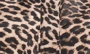 Kobi Halperin Stella Leopard Print Midi Dress