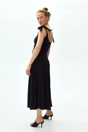 H&m Mama Tie-strap Nursing Dress