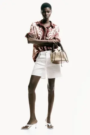 H&m Oversized Printed Shirt