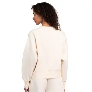 STARTER Pittsburgh Steelers Boxy Fleece Sweatshirt - Cream