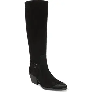 Sam Edelman Wren Buckle Knee High Boot - Black