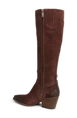 Sam Edelman Wren Buckle Knee-high Boots - Cafe Noir