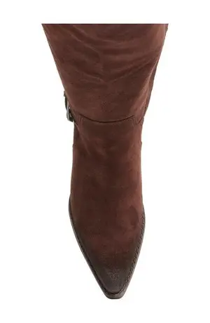 Sam Edelman Wren Buckle Knee-high Boots - Cafe Noir