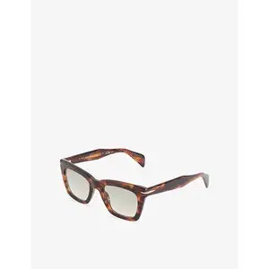 DB EYEWEAR BY DAVID BECKHAM Miami Rectangle Frame Sunglasses