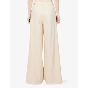 Simkhai Ramsey Pleated Wide-leg Trousers