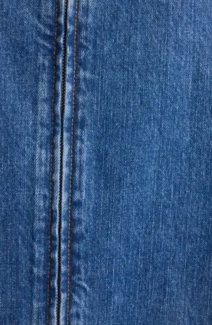 Givenchy Raw Hem Trapeze Denim Minidress