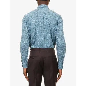 Paul Smith Printed Long-sleeve Cotton Shirt