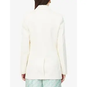 Victoria Beckham Katherine Single-breasted Woven Blazer