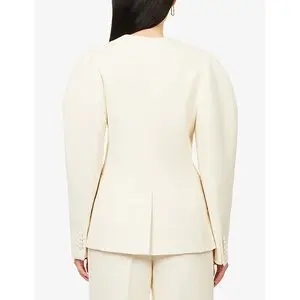Gabriela Hearst Daelan Silk And Wool Blazer - Ivory