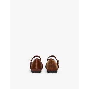 FLABELUS Pierre Cotton-velvet Ballet Flats - Brown