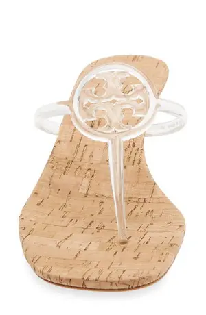 Tory Burch Miller Jelly Kitten Heel Sandal - Clear