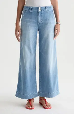Ag Stella Ankle Wide Leg Trouser Jeans - Flight