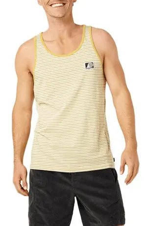 Rip Curl Stripe Cotton Tank - Bone