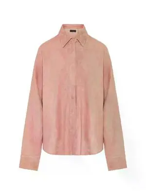 Stouls Simone Suede Shirt - Pink