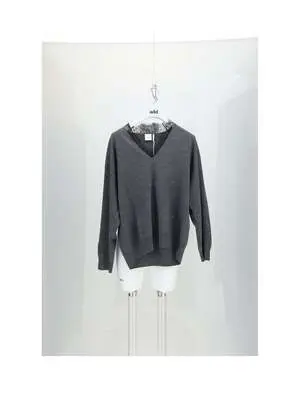 Dior Knit Con Pizzo - Gray