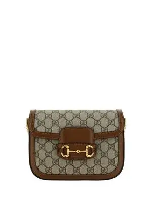Gucci 1955 Mini Horsebit Shoulder Bag - Brown